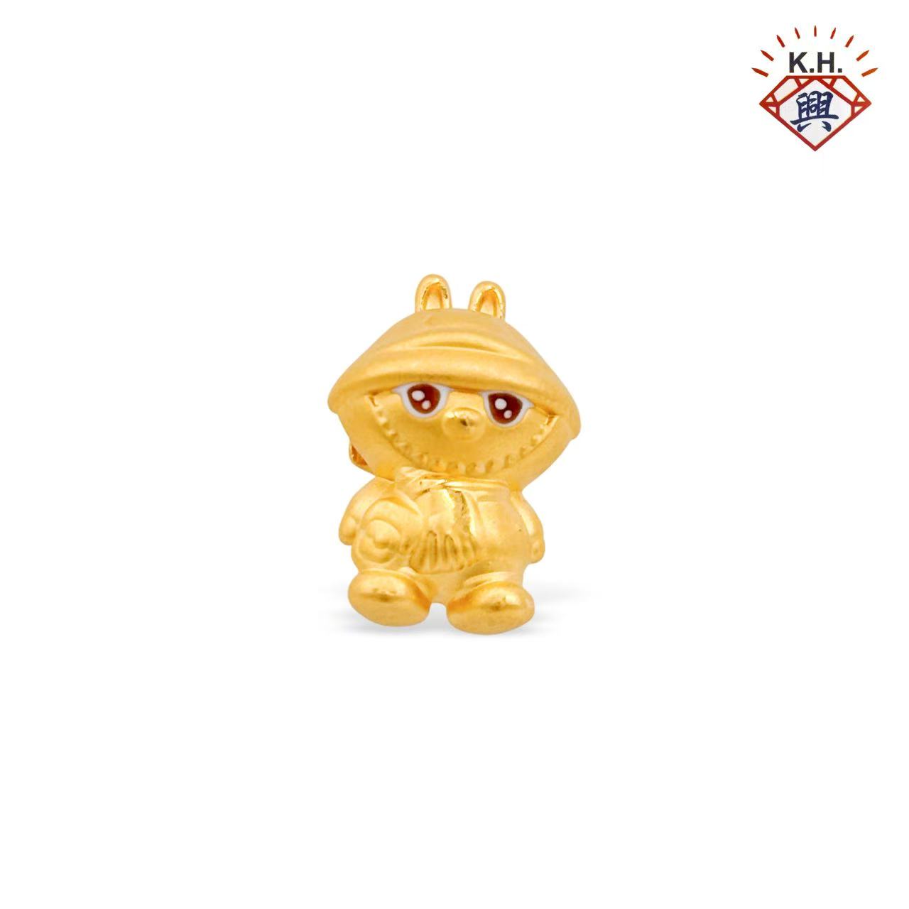 999 Gold Bead – LABUBU – Chop Kong Hin